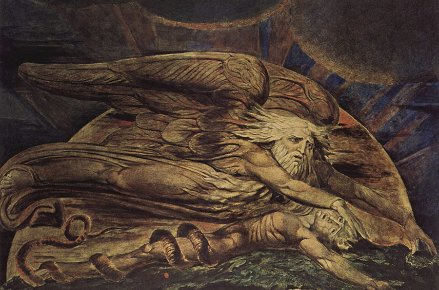 La Création d’Adam — William Blake — 1795 - lefictionaute